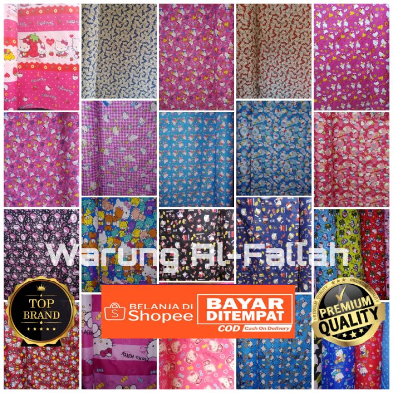 Jual KAIN SPREI KASUR SOFA METERAN MOTIF HELLO KITTY MASIH BENTUK KAIN ...