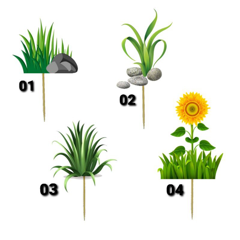 Jual Topper Cake/Hiasan Kue Rumput | Shopee Indonesia