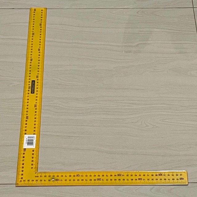 Jual kenmaster kuning 40 cm x 60 cm BESI siku meteran penggaris 16inci ...