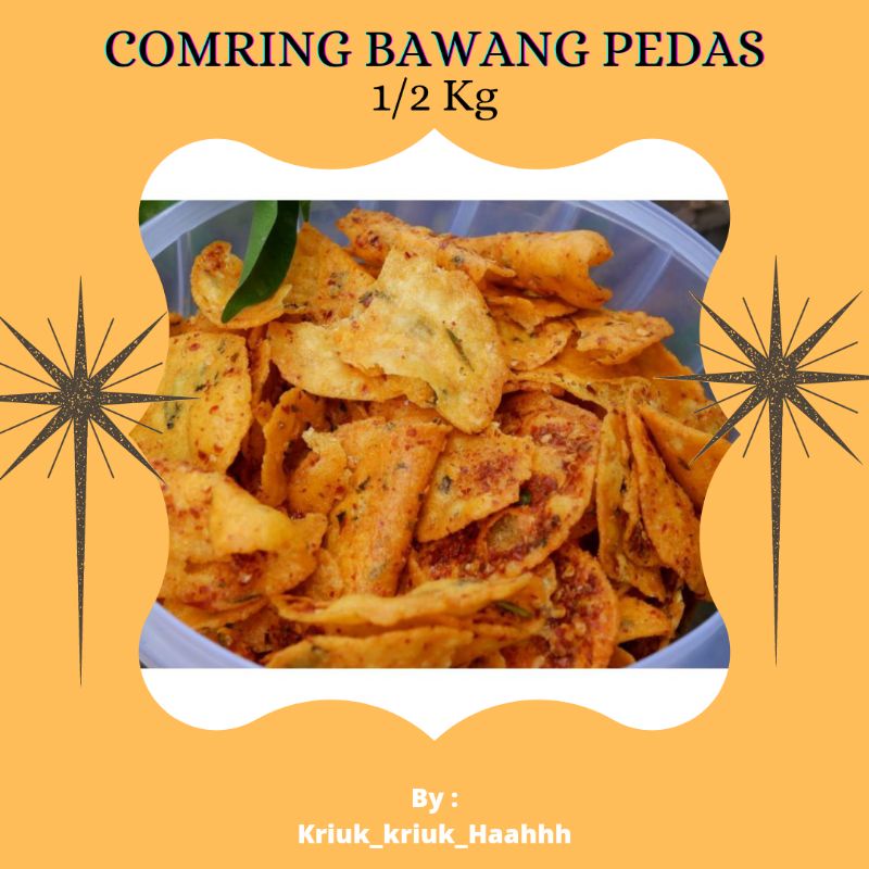 Jual COMRING PEDAS ½ kg / Comring bawang pedas 500 gr | Shopee Indonesia