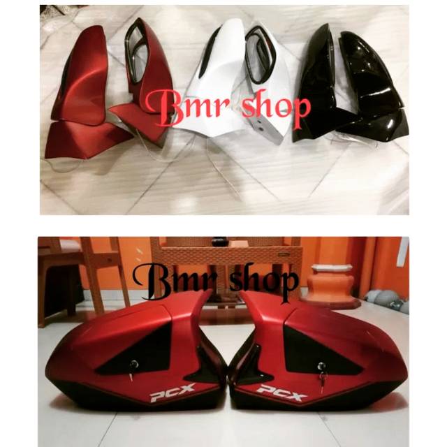 Jual paket side box custom dan spion lipat all new pcx 150 , box ...