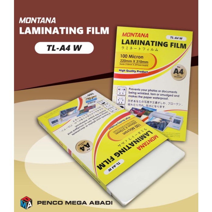 Jual Kertas Laminating Film A4 MONTANA/ JOYKO | Shopee Indonesia
