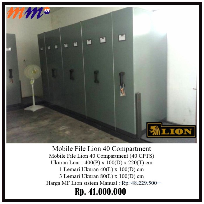 Jual Mobile File Lion 40 Compartment, Roll O Pack Lion 37B | Shopee ...