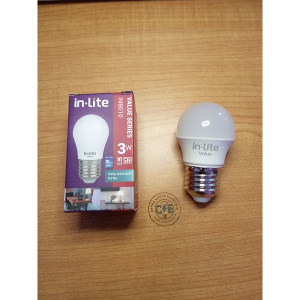 Jual Lampu Inlite LED INB010 3watt putih | Shopee Indonesia