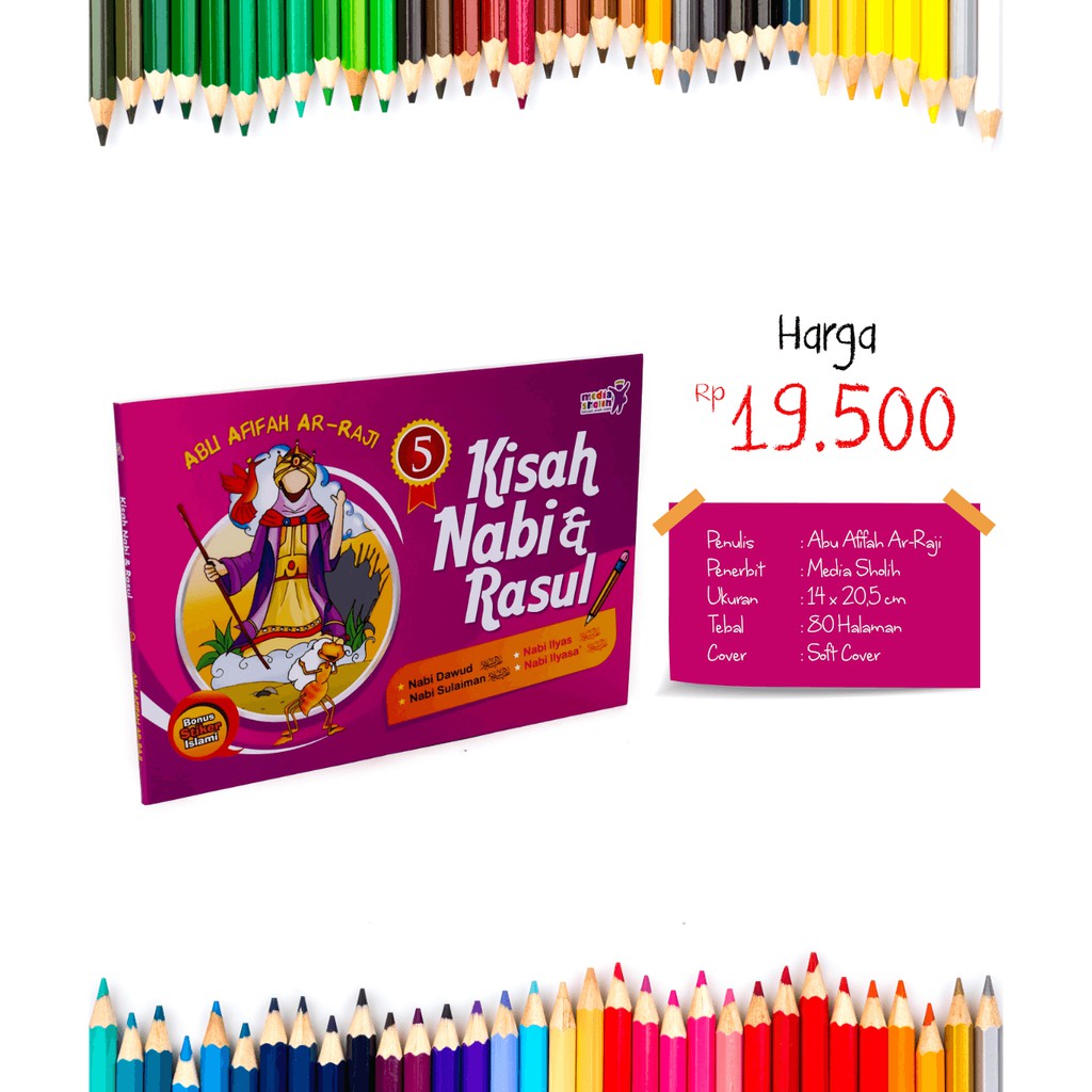 Jual Kisah Nabi dan Rasul Jilid 5 | Abu Afifah Ar-Raji | Media Sholih ...