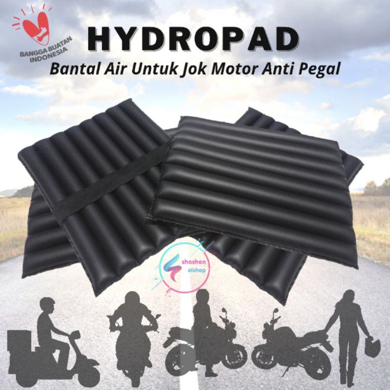Jual Hydro Pad Bantal Air Jok Motor Hydropad Tali Karet Hitam | Shopee ...