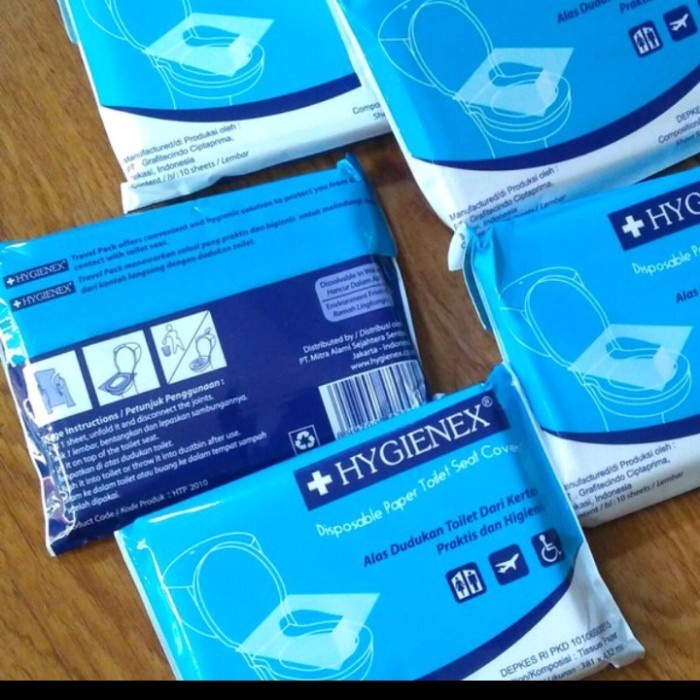 Jual r201gg Alas Duduk Kloset Toilet Seat Cover Disposable Hygienex ...