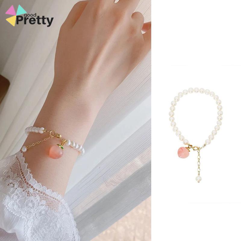 Jual Gelang Mutiara Persik Pelajar Wanita Niche Design Sisters Couple ...