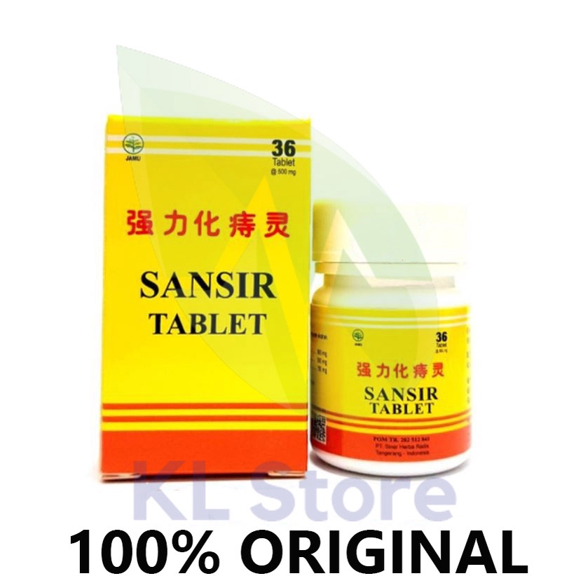 Jual SANSIR TABLET HUA ZHI LING High Strength Fargelin 36' WASIR ...