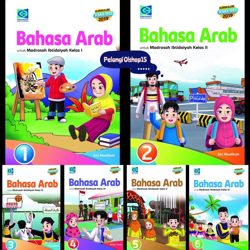 Jual BUKU BAHASA ARAB MADRASAH IBTIDAIYAH/MI KELAS 1 2 3 4 5 6 REVISI KMA 2019 GRAFINDO | Shopee ...