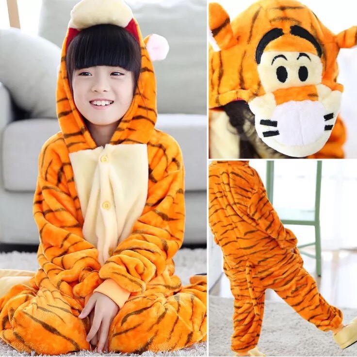 Jual KOSTUM BAJU ONESIE HARIMAU TIGER TIGGER WINNIE THE POOH PIYAMA ...