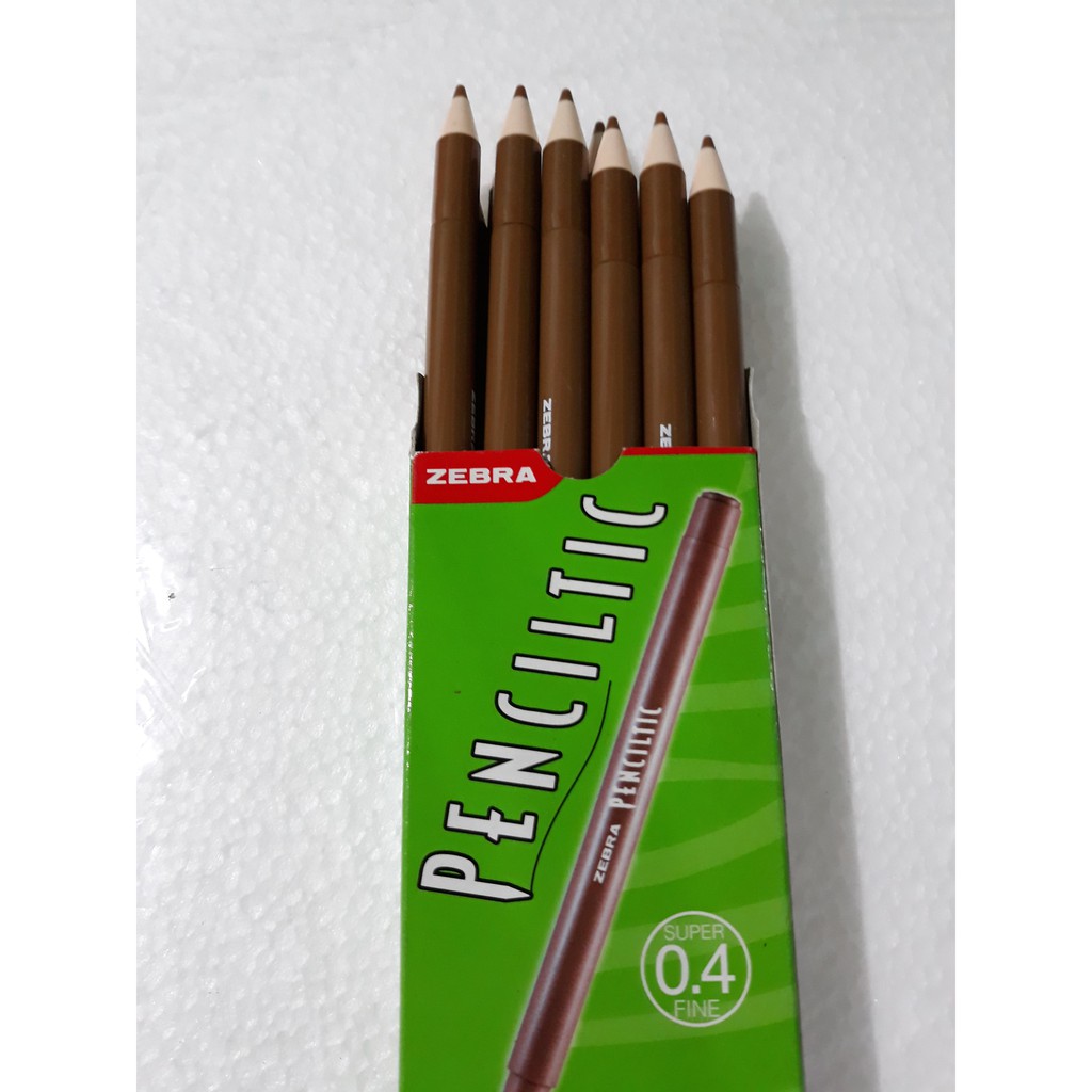 Jual Pulpen warna ZEBRA PENCILTIC 0.4mm | Shopee Indonesia