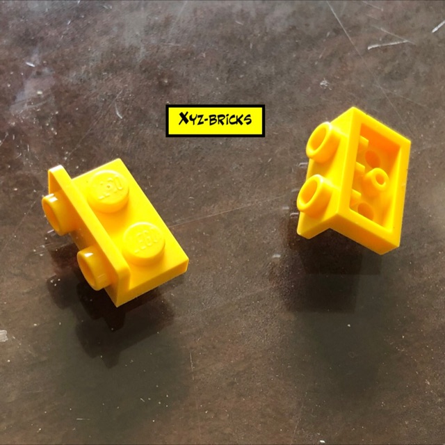 Jual LEGO PARTS 6057458 - Angle Plate Bottom 1x2 / 1x2 Bright Yellow ...