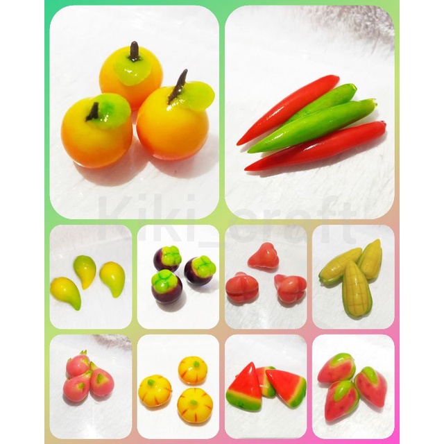 Jual Kue Lukchup Luk Chup Look Choup lookchup Mini Custom / Kue Buah ...