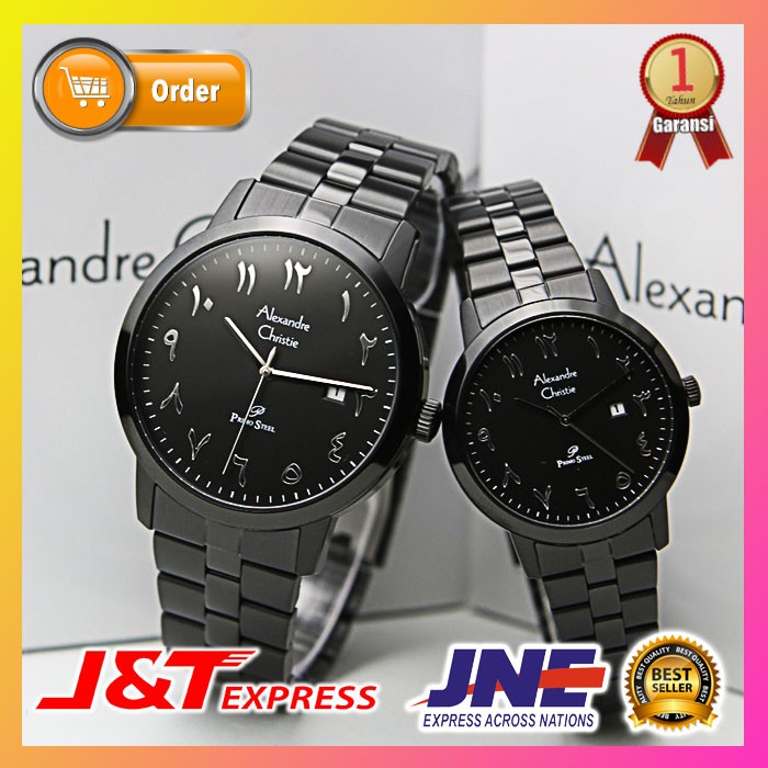 Jual JAM TANGAN ALEXANDRE CHRISTIE ALEXANDER CHRISTIE COUPLE SEPASANG ...