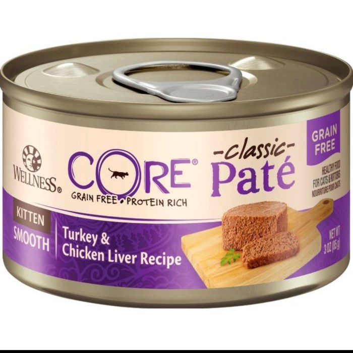 Jual WELLNESS Core Pate Kitten Turkey & Chicken - Wet Cat Food 3oz ...