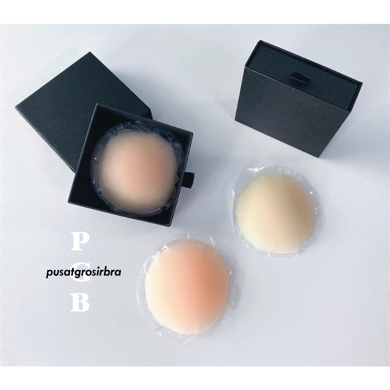 Jual 1 PAIR - XXL Matte Finish Silicone Seamless Nipple Cover Pasties Non Adhesive Silica Gel ...