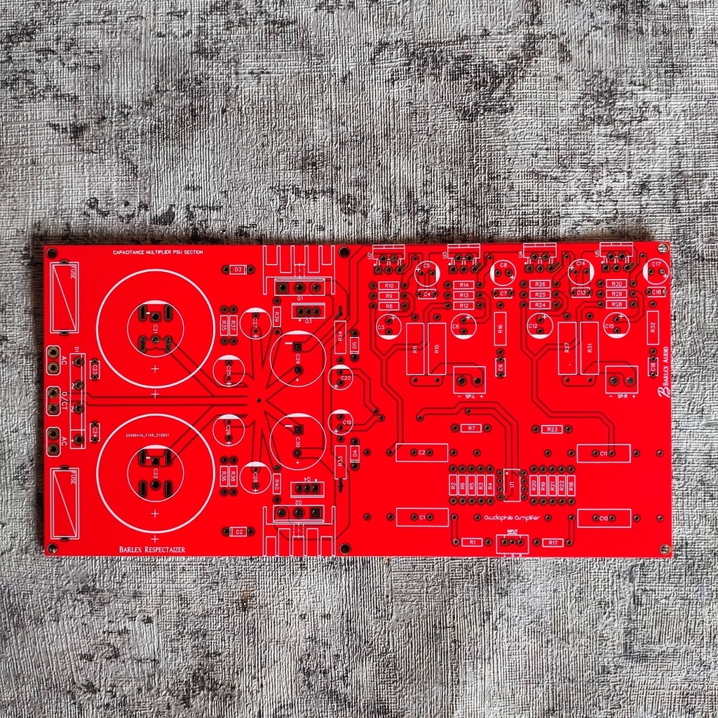 Jual PCB Ampli LM1875 Paralel Dengan PSU Capacitance Multiplier ...