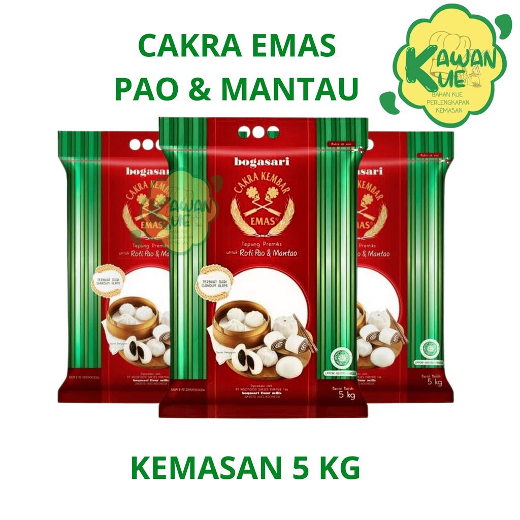 Jual Tepung Cakra Emas 5 kg/Pao Mantau/Roti Oriental | Shopee Indonesia