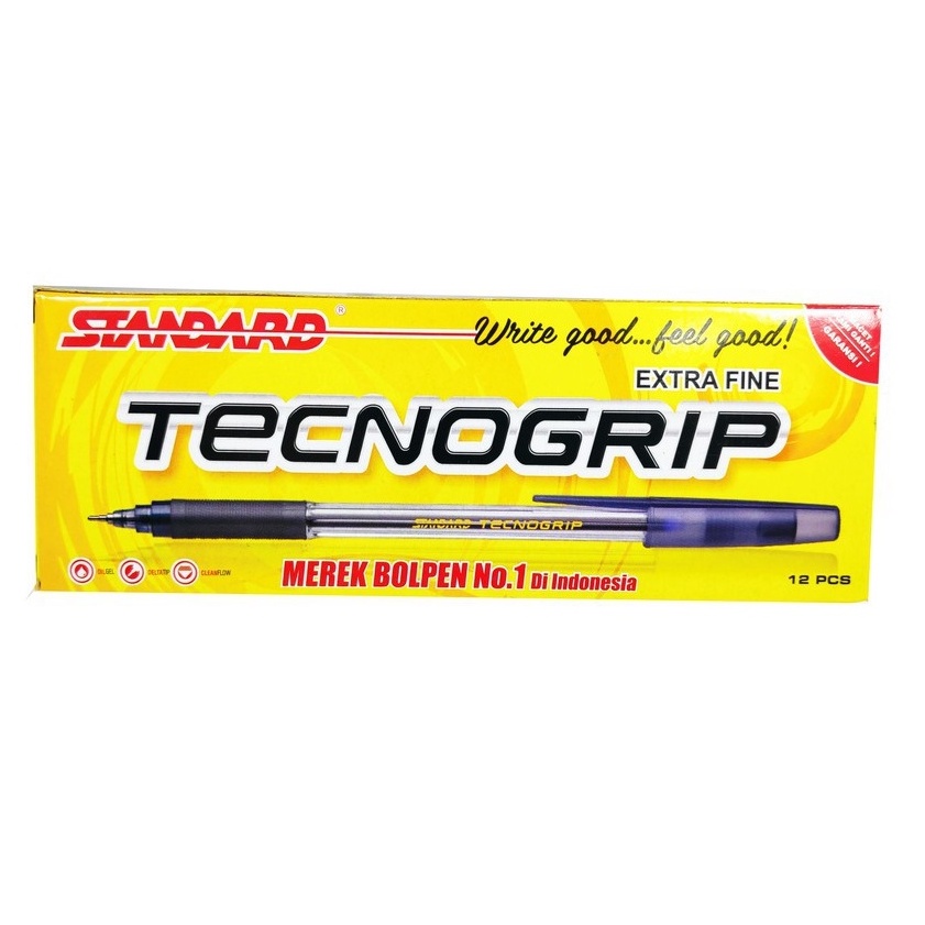Jual BALLPOINT, BOLPEN, POLPEN, PULPEN, BP STANDARD TECNOGRIP HTM ...
