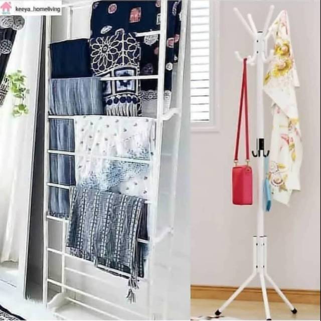 Jual Paket rak jilbab dan stand hanger | Shopee Indonesia