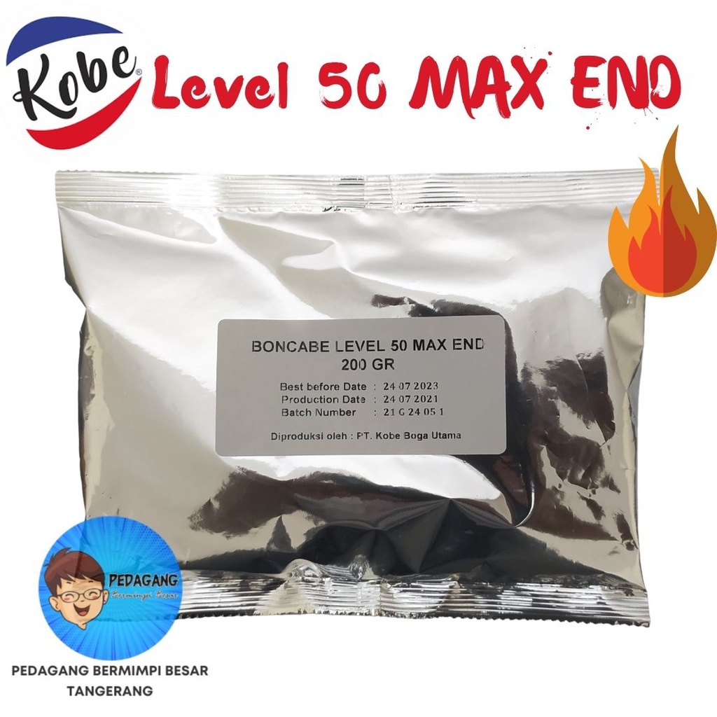 Jual BONCABE LEVEL 50 MAX END Kemasan 200gram / KOBE BON CABE LV 50 200 ...