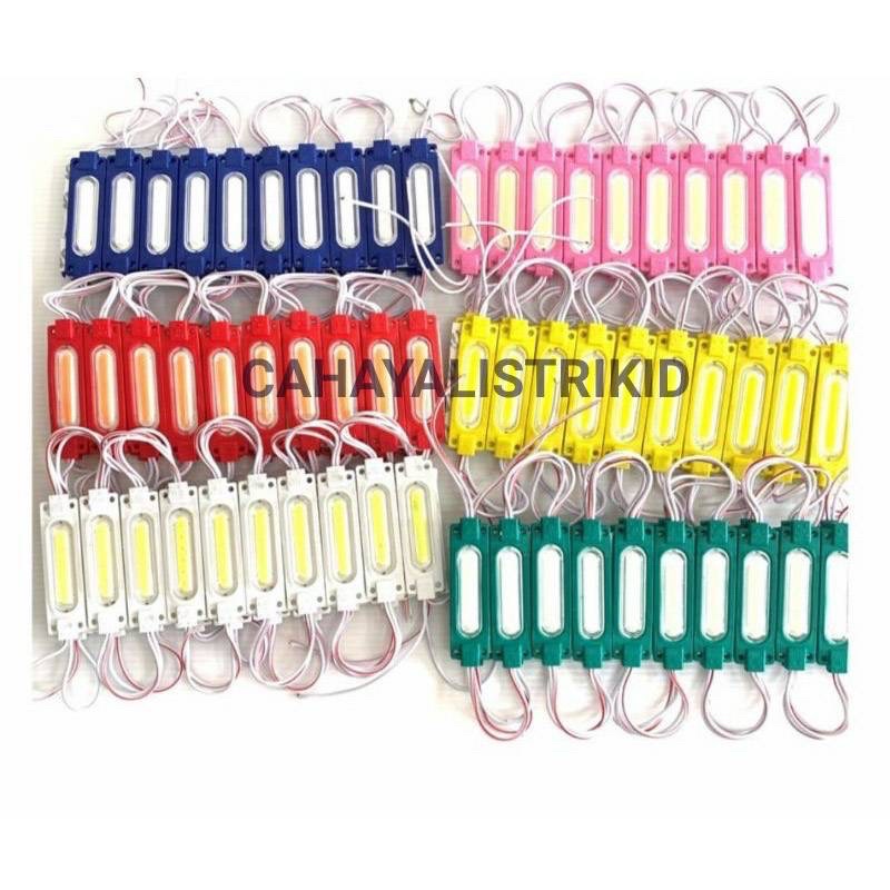 Jual LAMPU LED COB 6 MATA 12V 24V MODUL KOLONG MOBIL DAN MOTOR / NEON BOX / AQUARIUM / WALET 12 ...