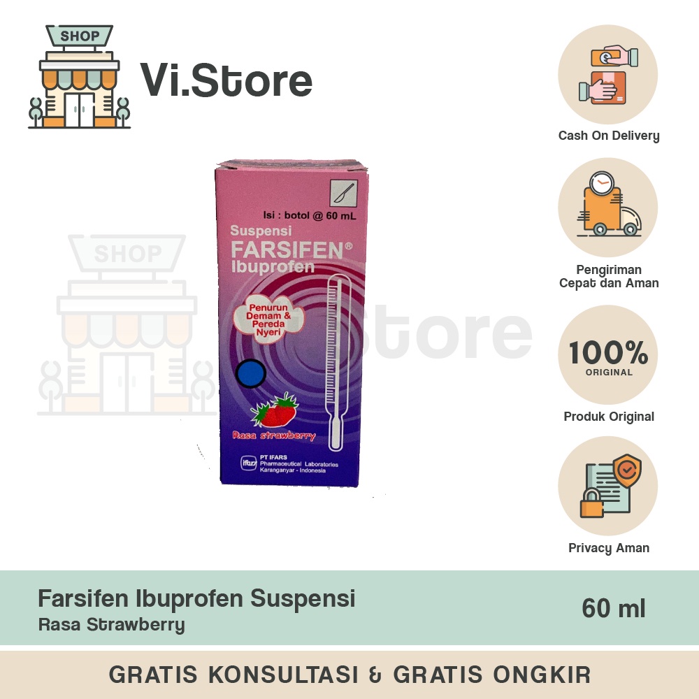 Jual Farsifen Ibuprofen Suspensi 60 ml | Shopee Indonesia