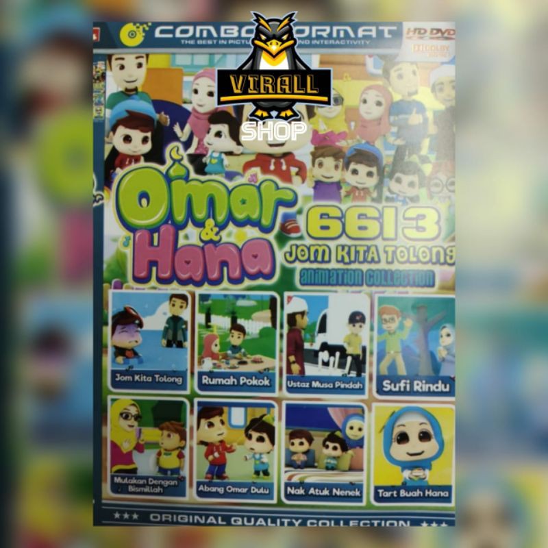 Jual KASET FILM KARTUN ANAK "OMAR HANA JOM KITA TOLONG 6613 " | Shopee Indonesia