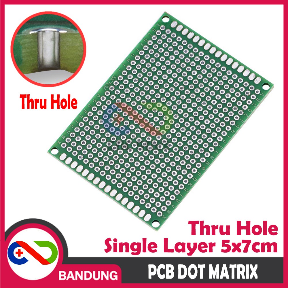 Jual PCB Dot Matrix Thru Hole Single & Double Layer | PCB Lubang Bolong ...