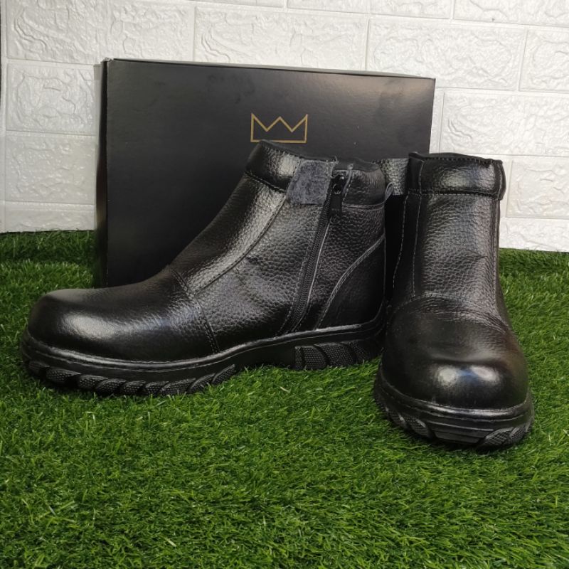 Jual Sepatu safety booth resleting KING WALLBETH kulit asli home ...