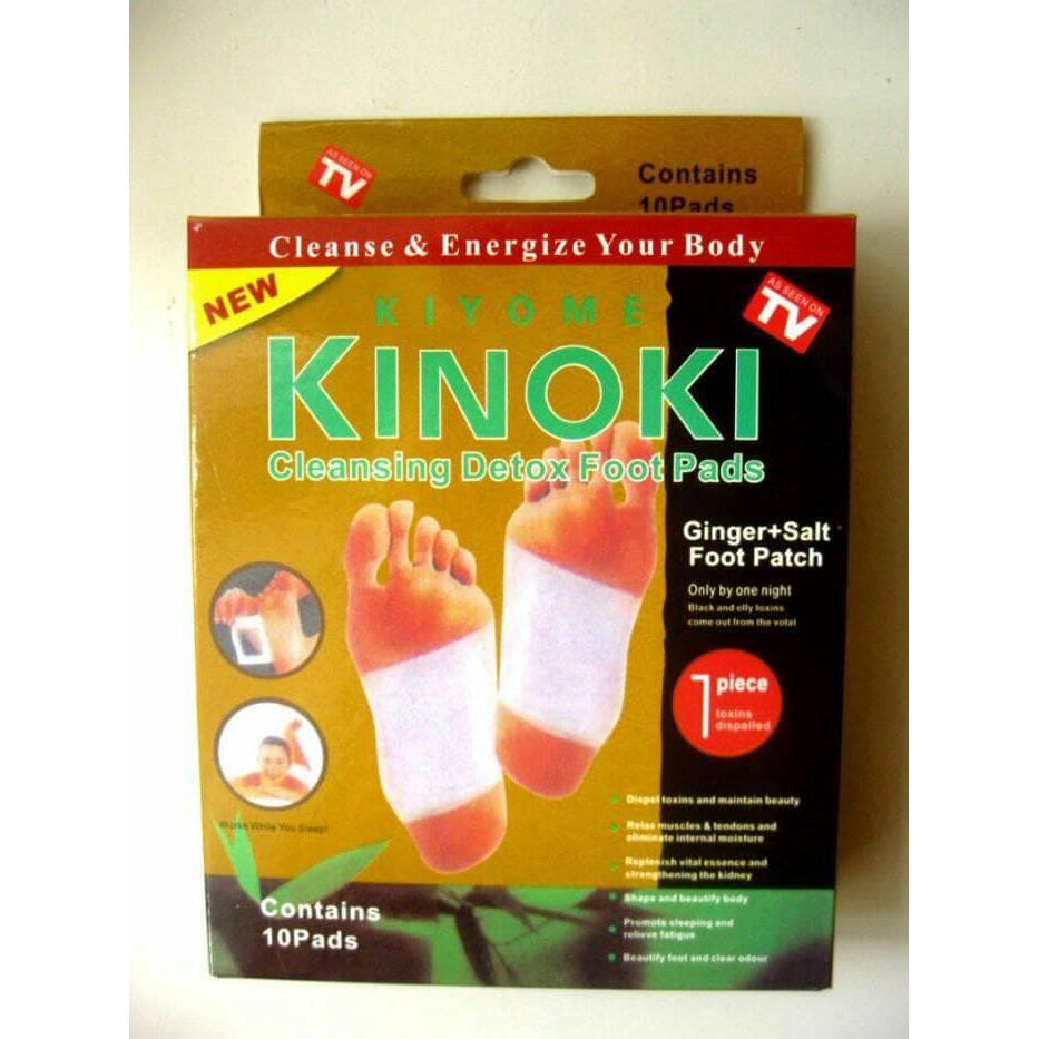 Jual 1 Box 10 Pcs Kinoki White Detox Original Kinoki Detox Foot Pads ...