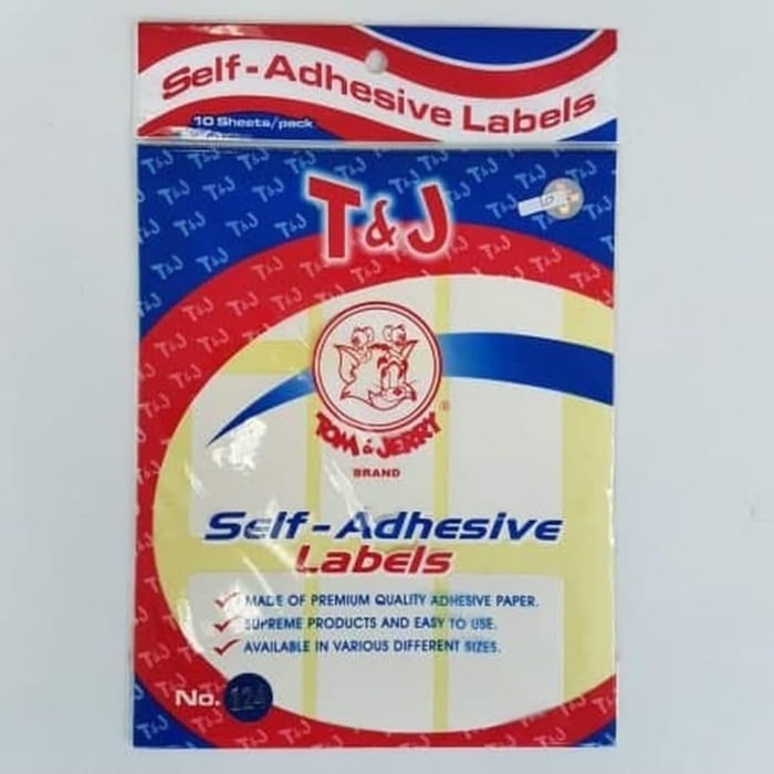 Jual Label T&J 124-125-126-127-129/Label TJ/Label Tom/Stiker Sticker ...