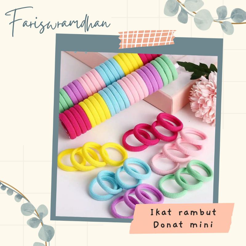 Jual A077-ikat rambut mini karet rambut ukuran kecil untuk anak lucu ...