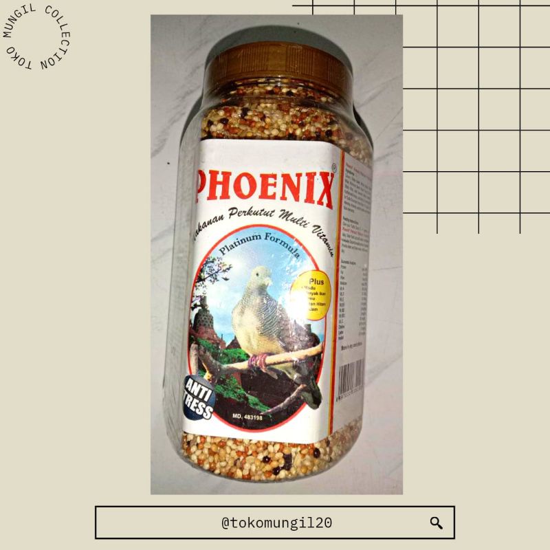 Jual PHOENIX | MAKANAN PERKUTUT MULTI VITAMIN | 100% original [ bisa ...
