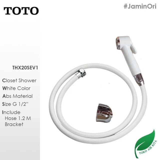 Jual Jet Shower / Shower Toilet / Shower Cebok TOTO THX 20 SEV White ...