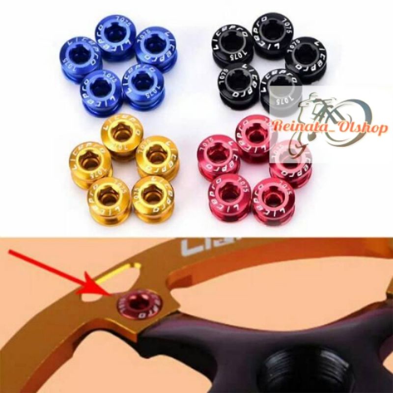 Jual Litepro Original Baut Crank Single Chainring Screw Bolt | Shopee ...