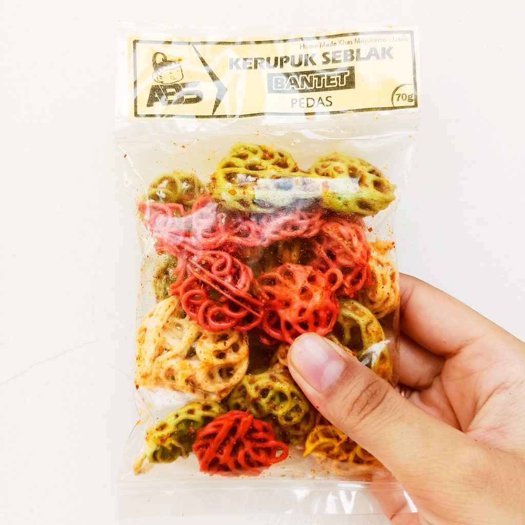 Jual Krupuk Seblak KRIBO Kerupuk Bantet Pedas Mawar | Shopee Indonesia