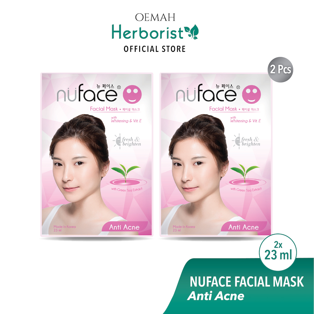 Jual Nuface Facial Mask Anti Acne 2 x 23 mL | Shopee Indonesia