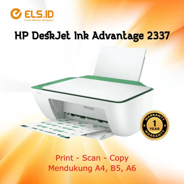 Jual HP DeskJet Ink Advantage 2337 Printer All In One | Shopee Indonesia