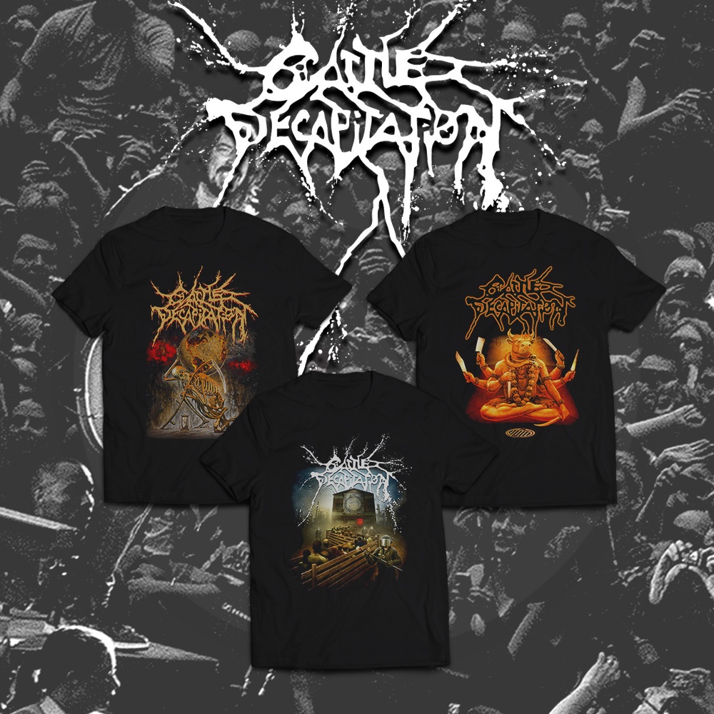 Jual Kaos Band / T-Shirt Cattle Decapitation Series / DTG Kornit ...