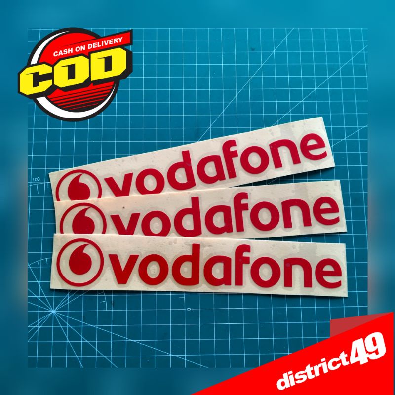 Jual Cutting sticker - Stiker cutting Vodafone - Stiker Vodafone ...