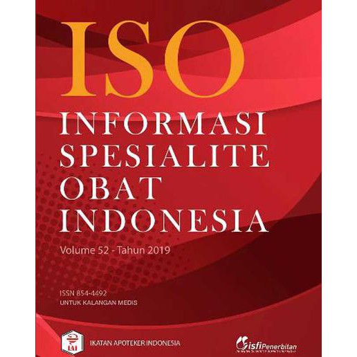 Jual BUKU ISO INFORMASI SPESIALITE OBAT INDONESIA VOL 52 - 2019 ...