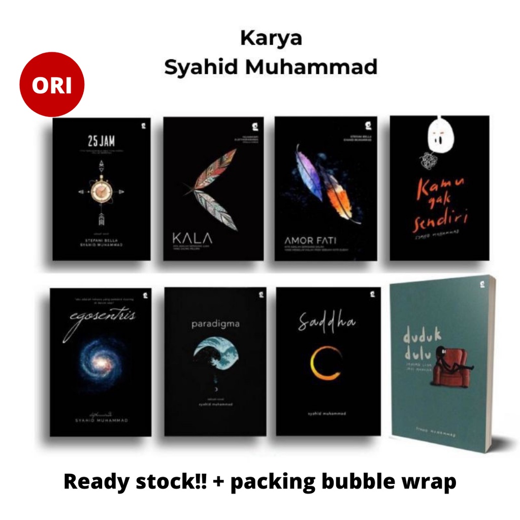 Jual Seri Buku Syahid Muhammad: Kala, 25 Jam, Egosentris, Amor Fati ...