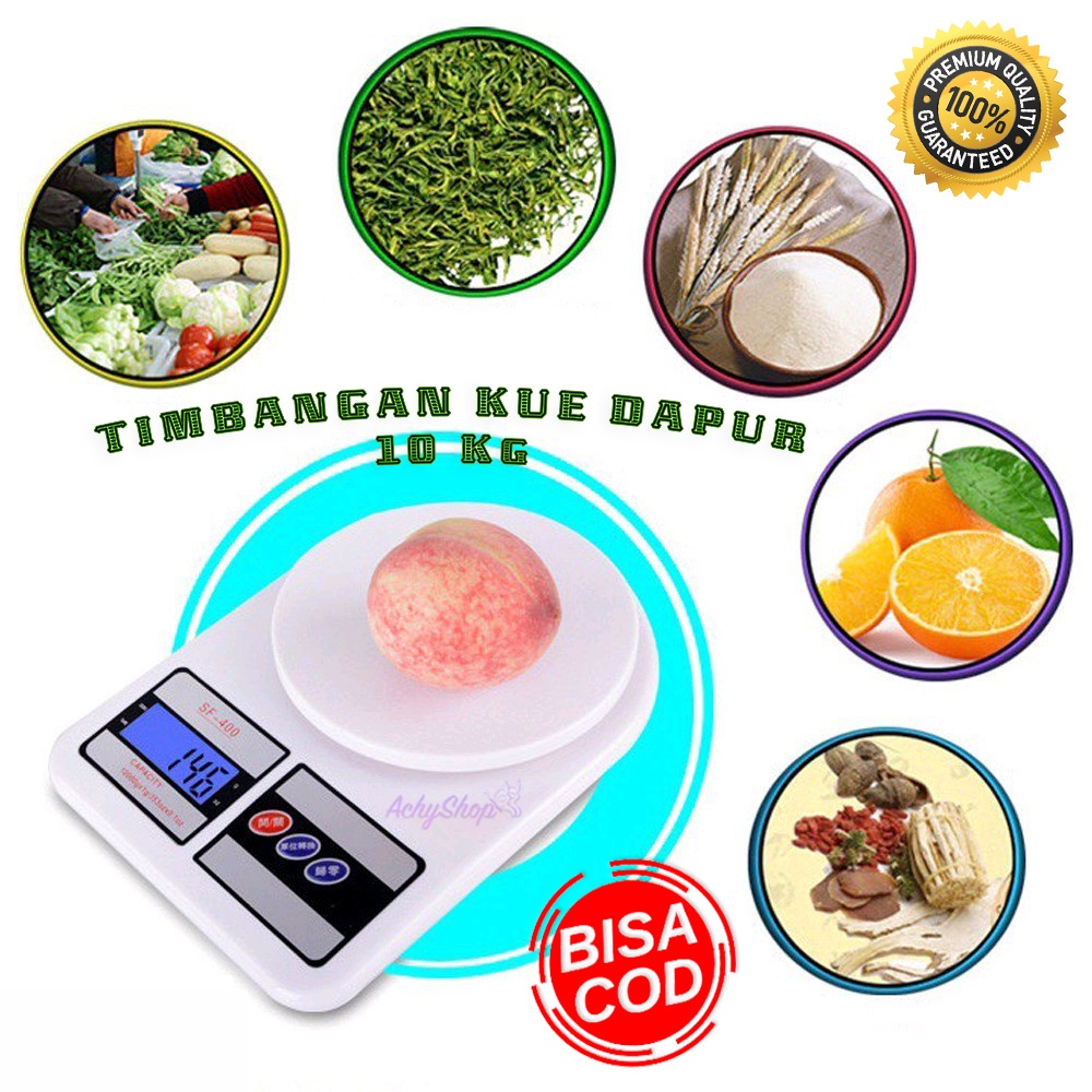 Jual TIMBANGAN DAPUR DIGITAL LCD 10 kg / Timbangan Sayur Buah Kue ...