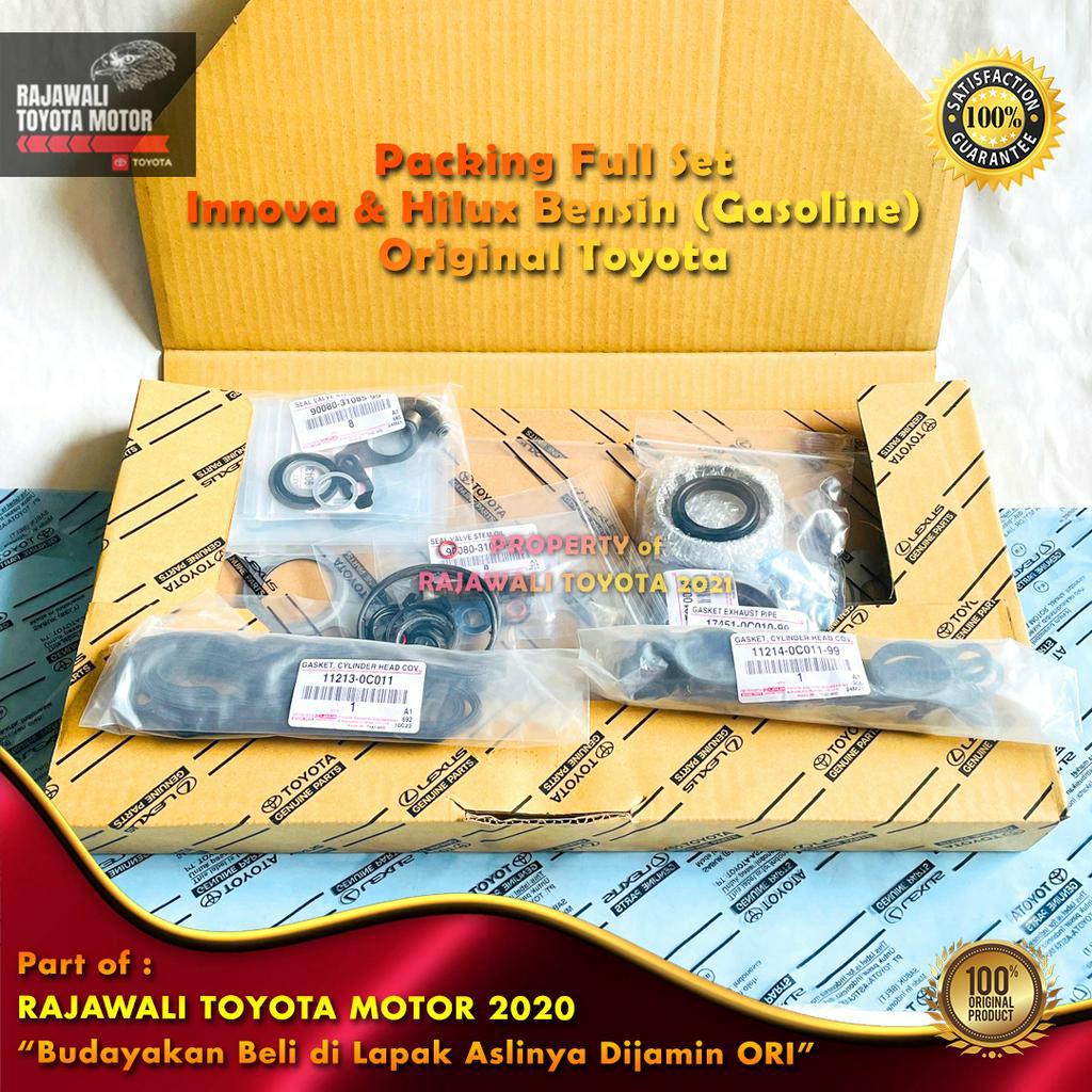 Jual Packing Paking Full Set Innova & Hilux 2005-2015 Bensin 1TR Gasket Kit New Original Toyota ...