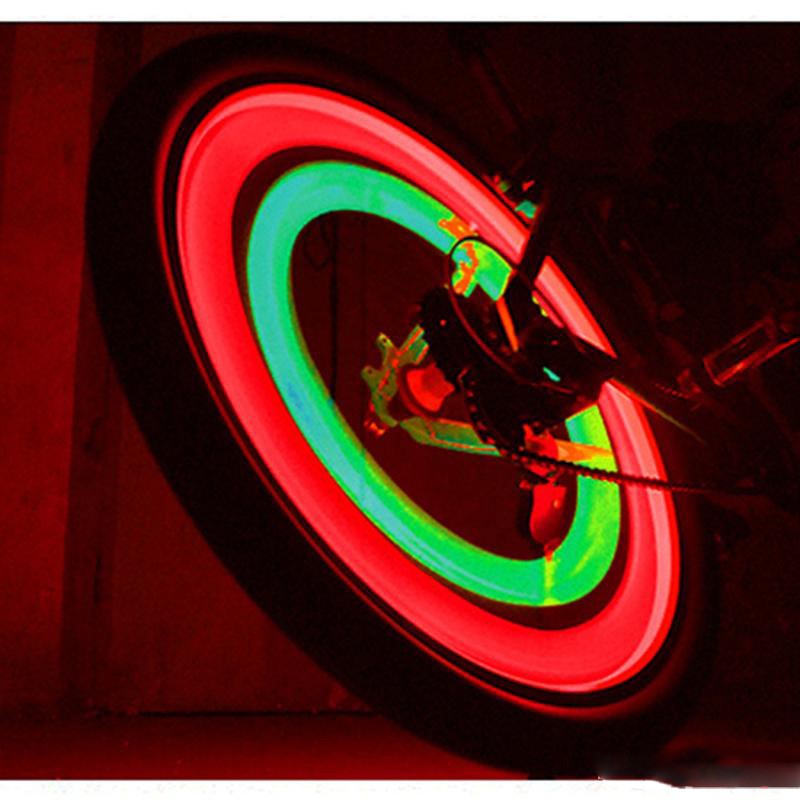 Jual Lampu Ban Sepeda Warna Warni Mata Kucing Led Bicycle Light 1Pcs ...