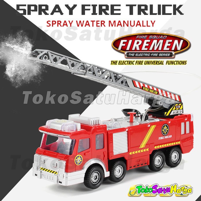 Jual Mobil Pemadam Kebakaran Firemen Fire Squad Mainan Anak Fire Rescue ...