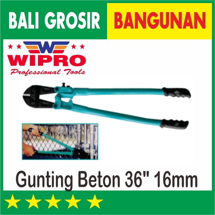 Jual 36" 16 MM WIPRO GUNTING BETON BESI RANTAI BAUT BOLT CUTTER ...