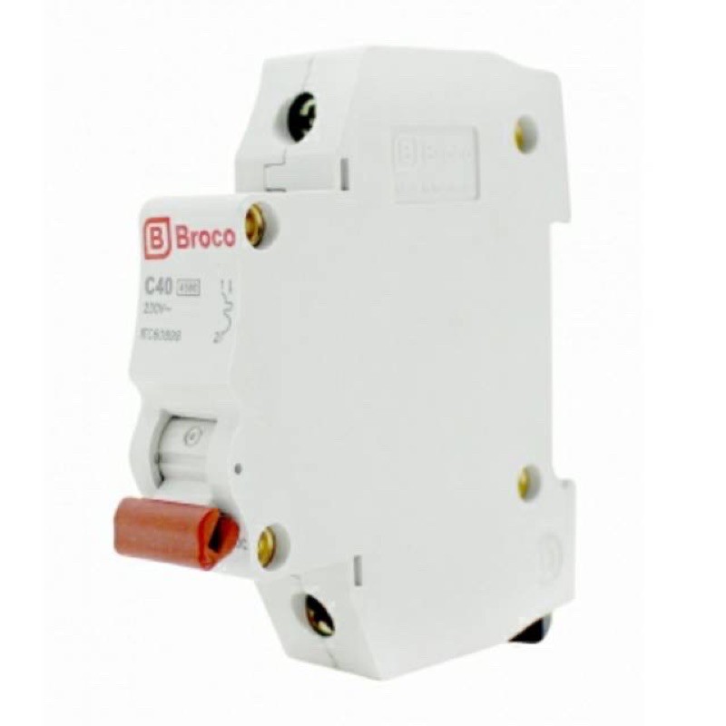 Jual BROCO MCB STUT 1 PHASE MCB BROCO 2A 4A 6A 10A 20A 25A 32A 40A SNI LMK | Shopee Indonesia